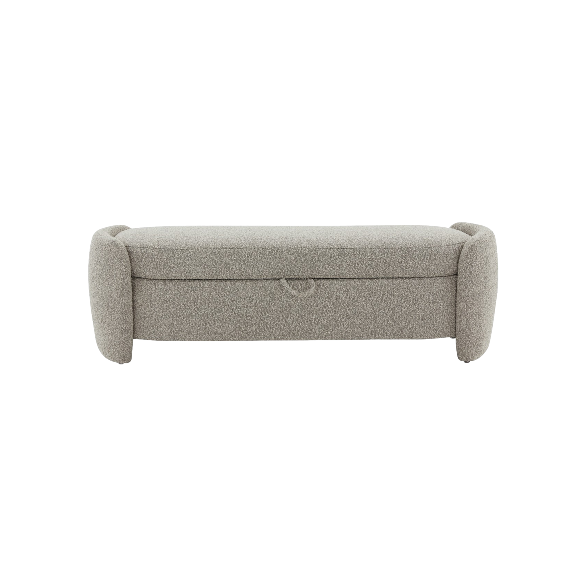 Danianna Boucle Bench Natural – Mayker Interiors